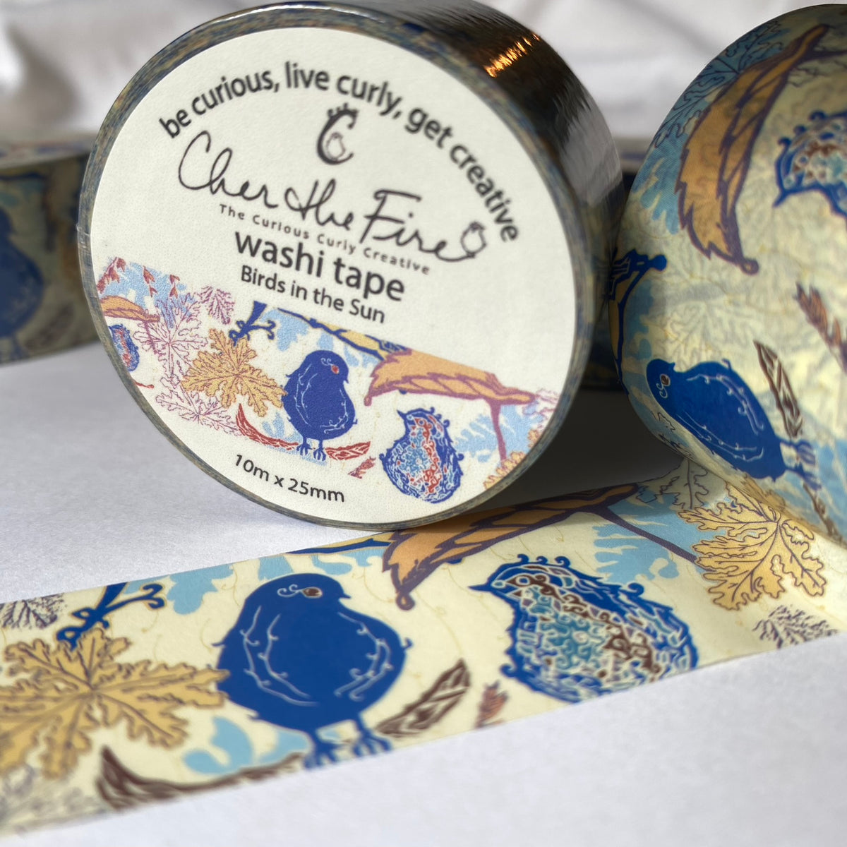 Washi Tape - Birds in the Sun, 25mm – Cher the Fire